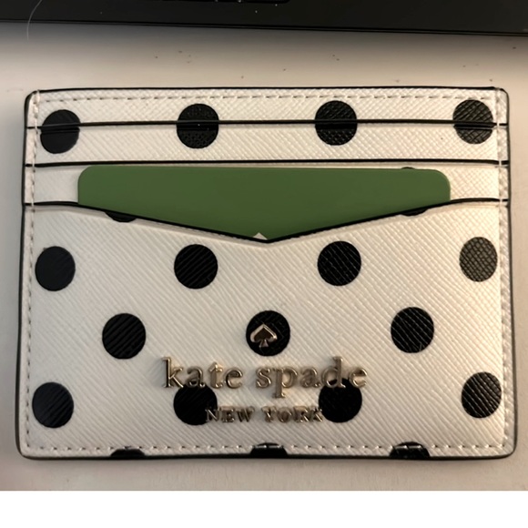 kate spade | Bags | New Kate Spade Polka Dot Slim Card Case | Poshmark